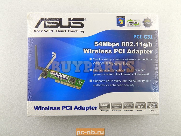 Wi-Fi адаптер Asus PCI-G31