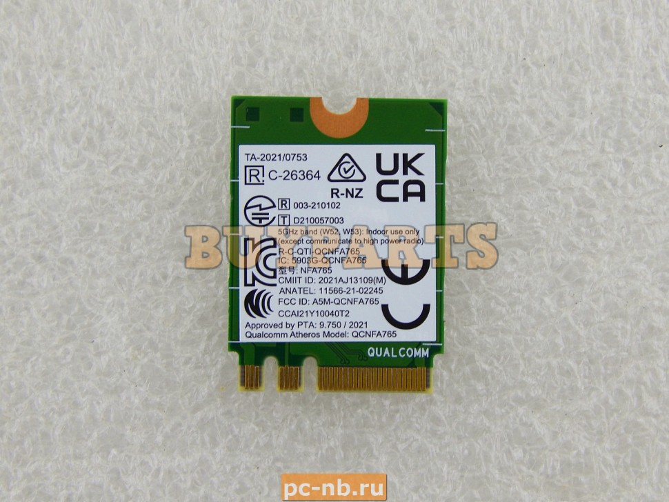 Wi-Fi модуль NFA765 для ноутбука Lenovo ThinkPad P14s Gen 2, L14 Gen 3 ...